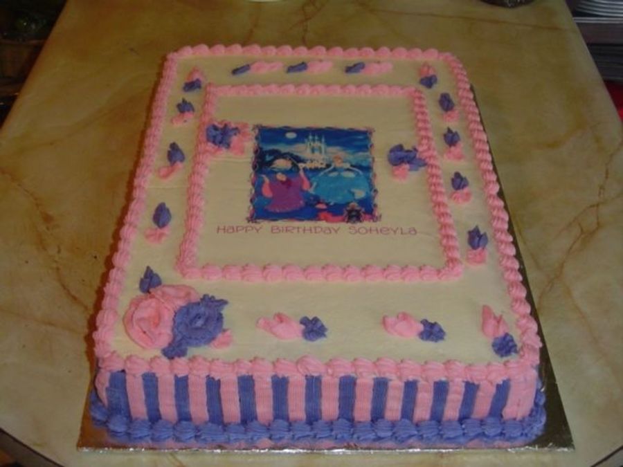 Cinderlla Cake Side View - CakeCentral.com