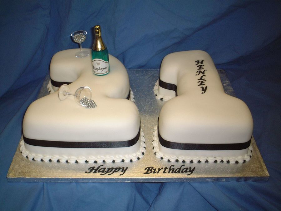 Number 21 Birthday Cake - CakeCentral.com