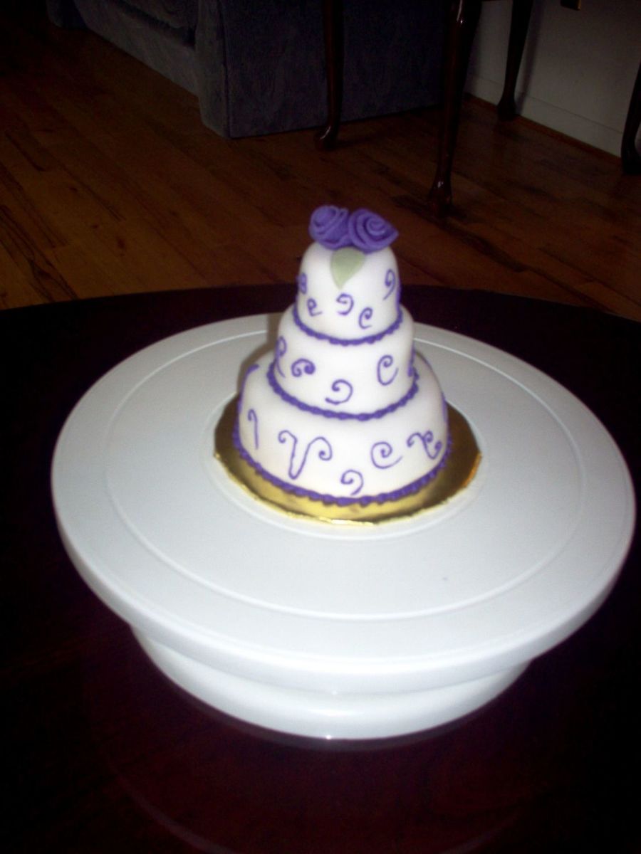Three Tier Mini - CakeCentral.com