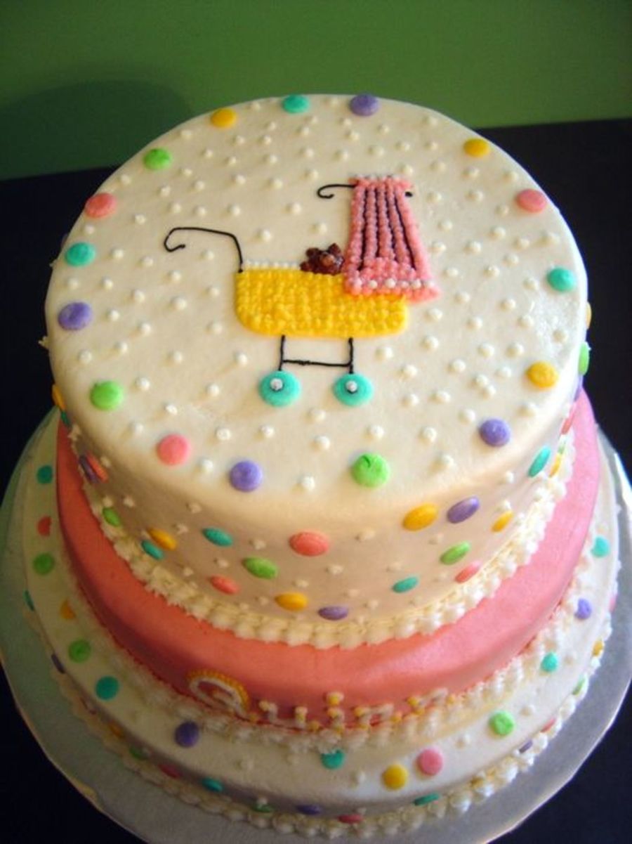 Baby Buggy Cake - CakeCentral.com