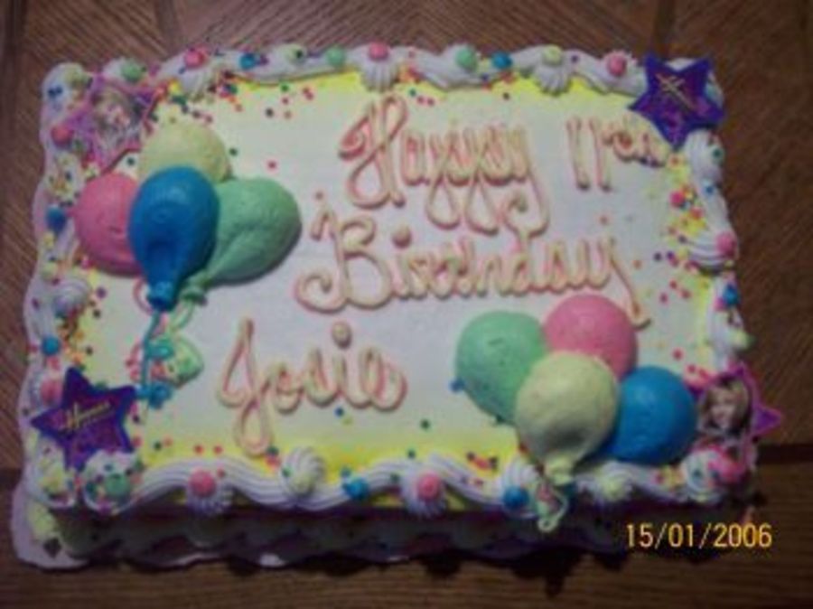 Balloon Birthday Cake - CakeCentral.com