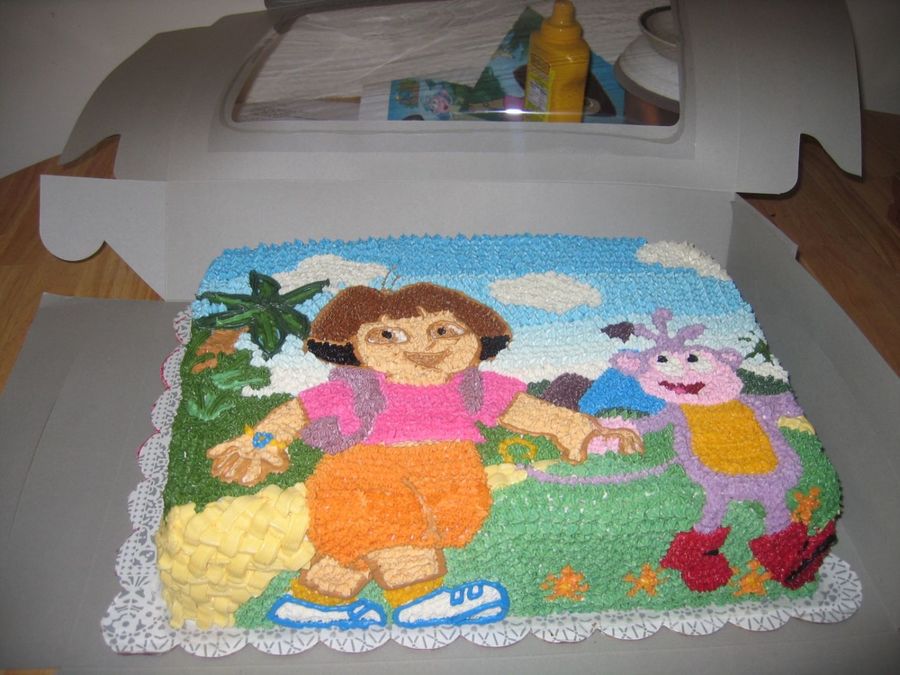 Dora And Boots - CakeCentral.com