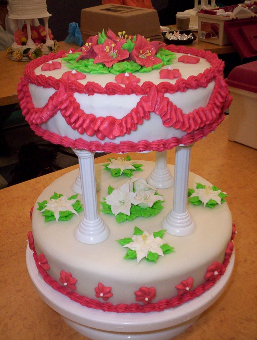 Course 3 Wilton Cake - CakeCentral.com