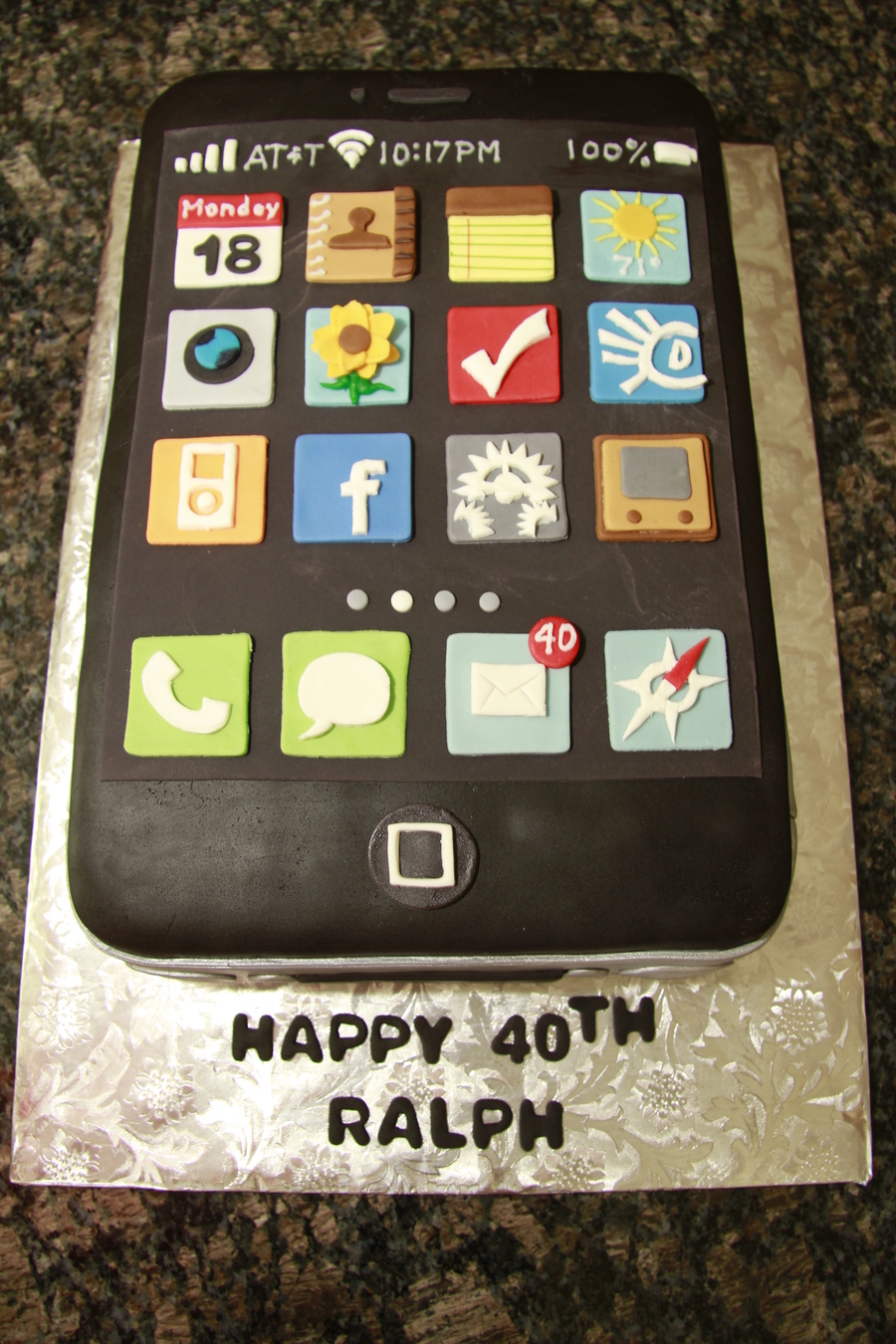 Iphone Birthday Cake - CakeCentral.com