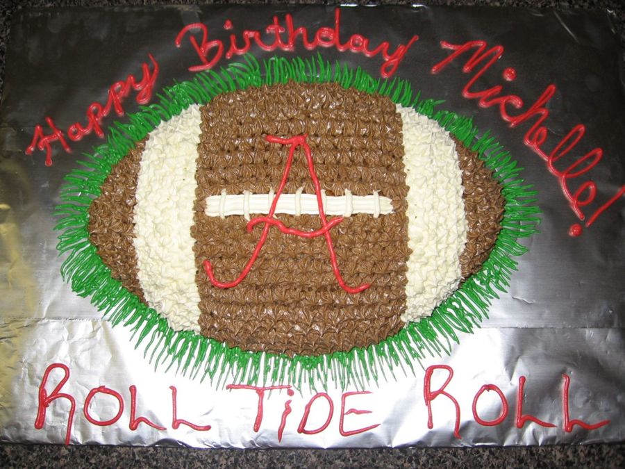 Alabama Football Cake - CakeCentral.com