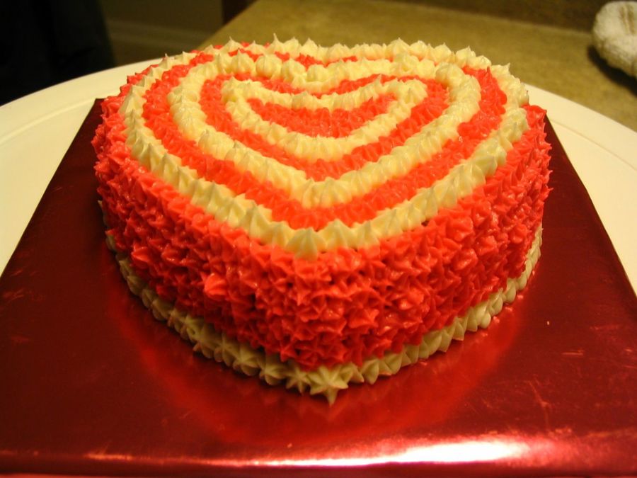 Small Heart Cake - CakeCentral.com