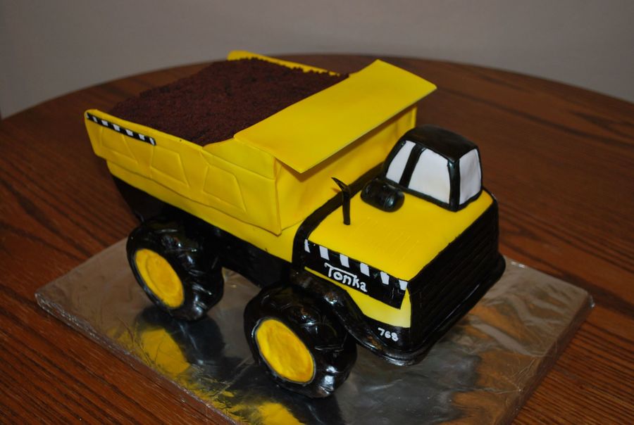 Tonka Dump Truck - CakeCentral.com