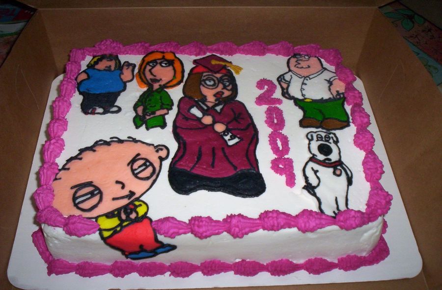 Family Guy Graduation - CakeCentral.com
