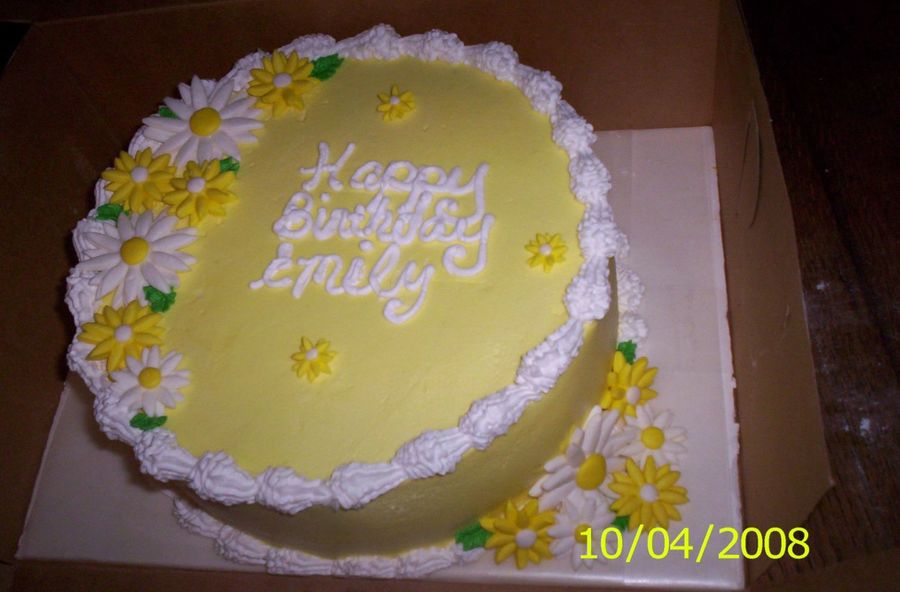 Daisy Cake - CakeCentral.com