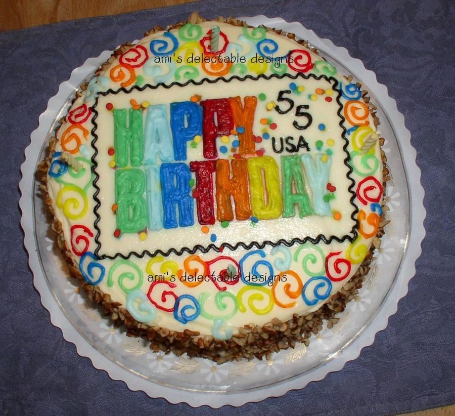 Stamp Birthday - CakeCentral.com