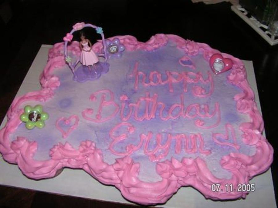 Barbie Cupcake Cake - CakeCentral.com