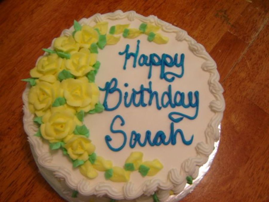 Basic Birthday Cake - CakeCentral.com