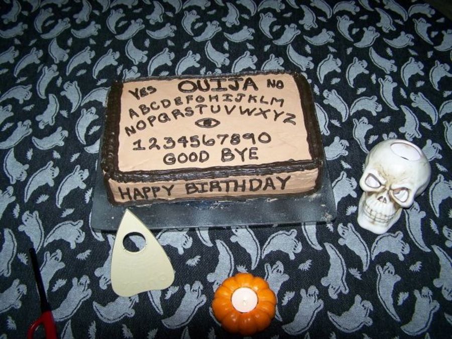 Scary Ouija Birthday - CakeCentral.com