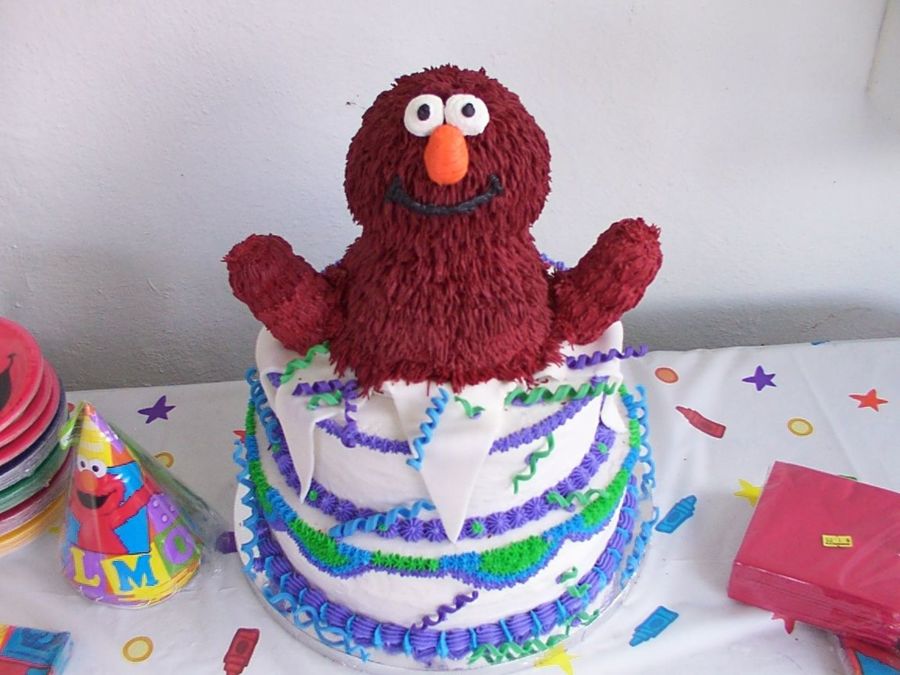 Sesame Street/elmo Pops Out - CakeCentral.com