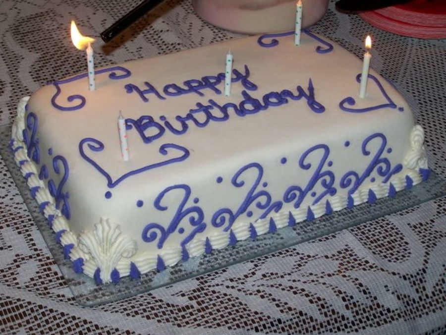 Mmf Birthday Scroll - CakeCentral.com