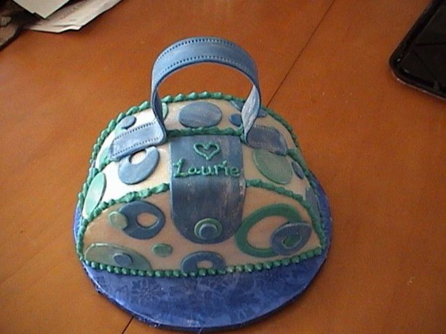 Blue Purse - CakeCentral.com