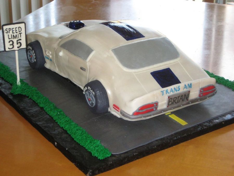1970 Trans Am Back - CakeCentral.com