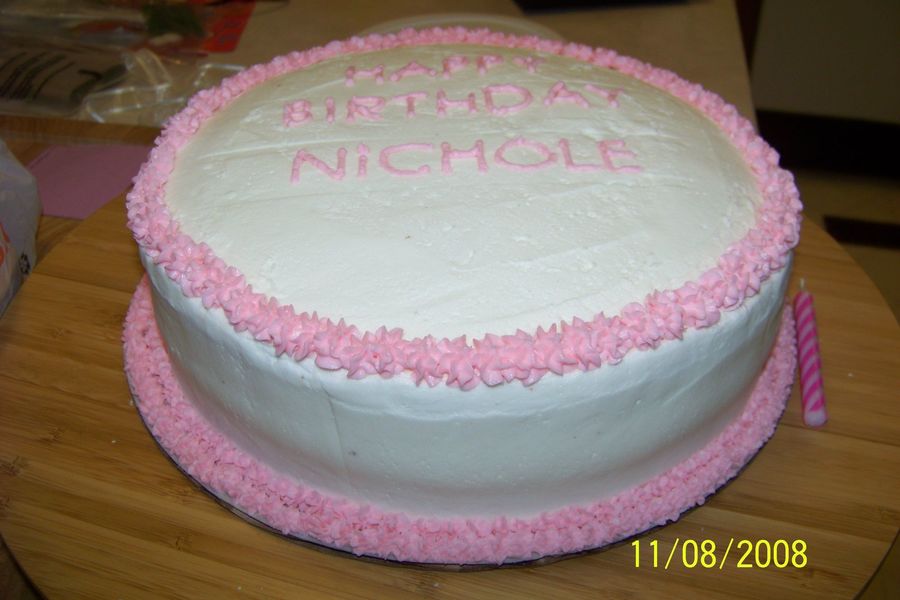 Simply Birthday Cake - CakeCentral.com