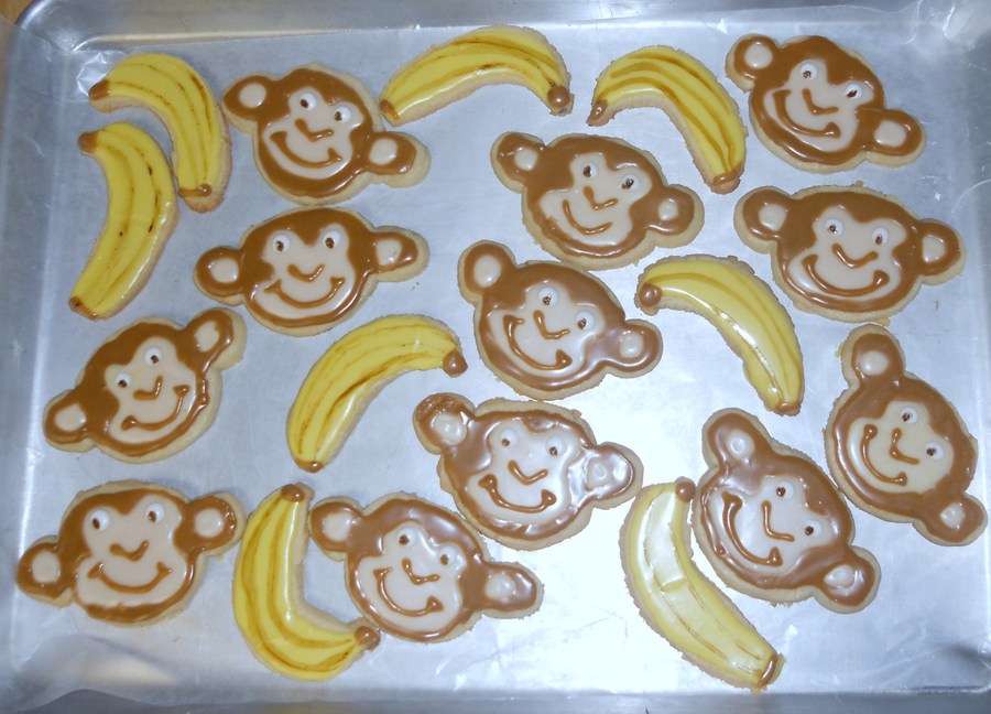 Curious George Cookies! - CakeCentral.com