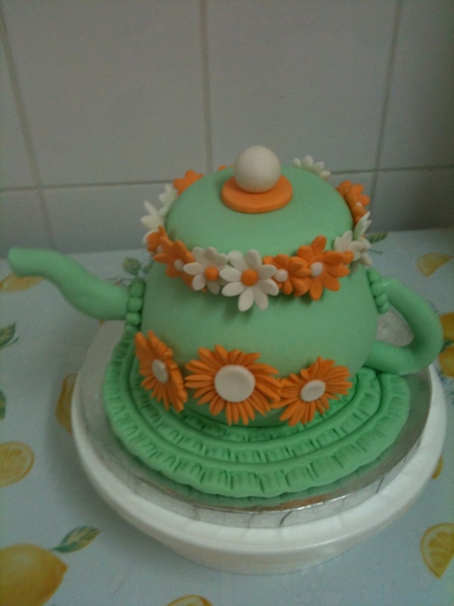 Teapot Cake - CakeCentral.com