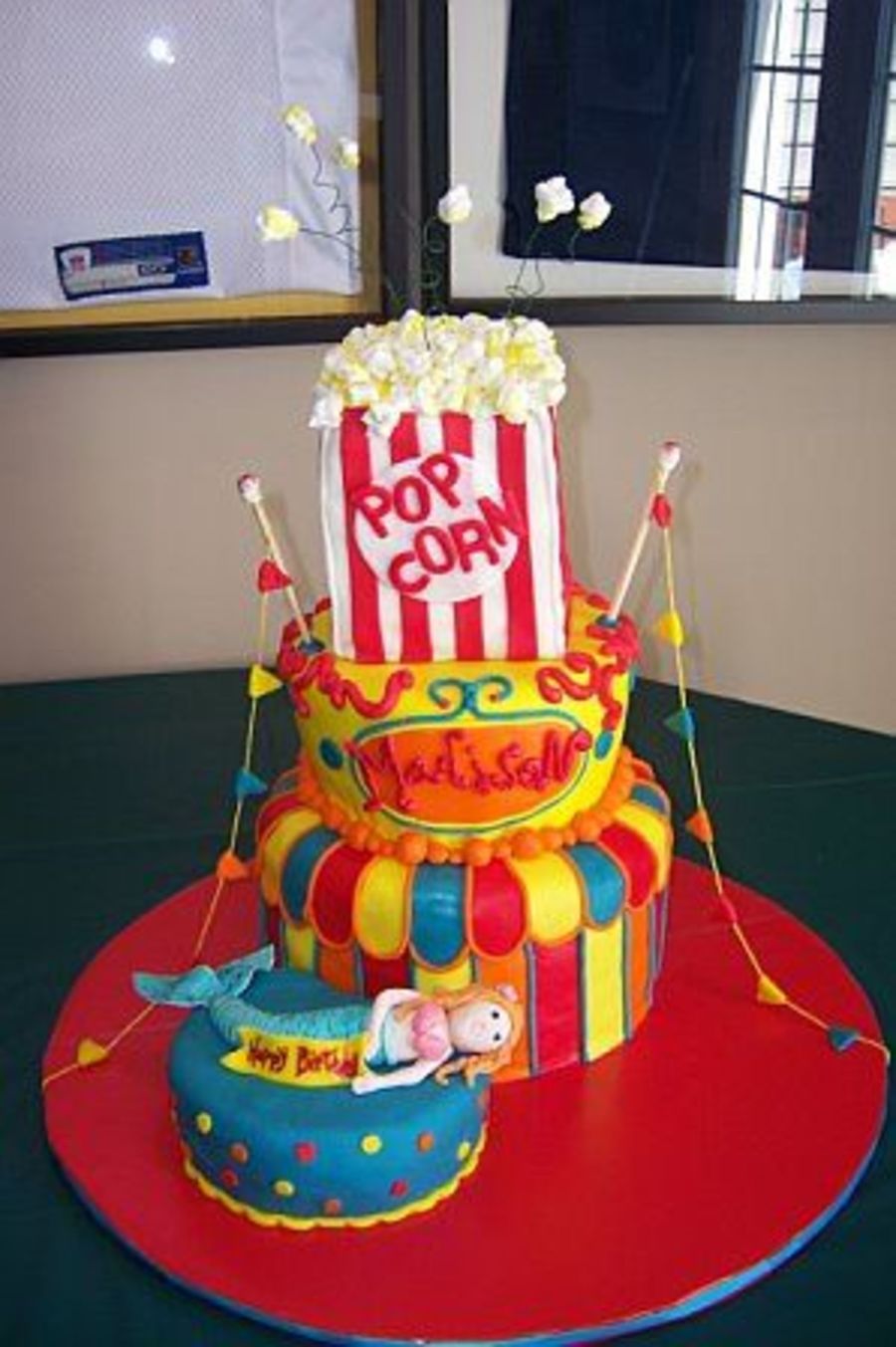 Carnival Cake - CakeCentral.com