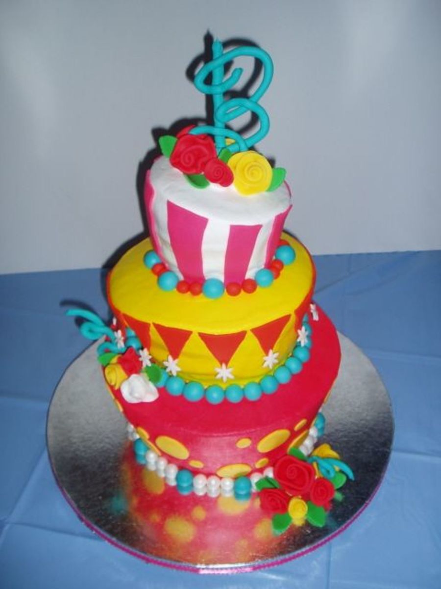 Whimsy Cake For 16Th Birthday - CakeCentral.com