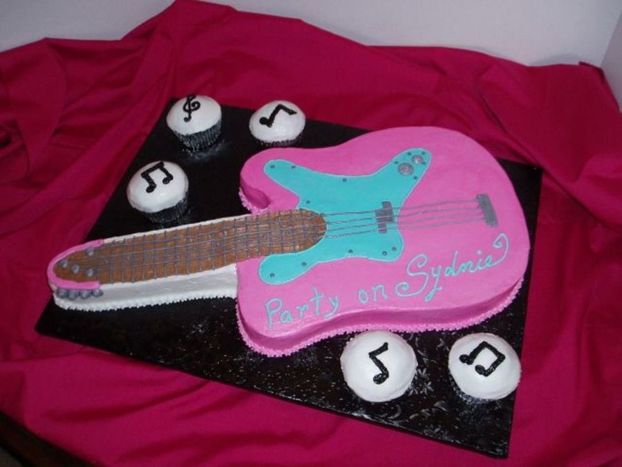 Glamour Girl Rock N Roll Party - CakeCentral.com