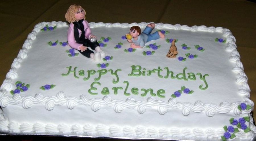Fondant Figure Birthday Cake - CakeCentral.com