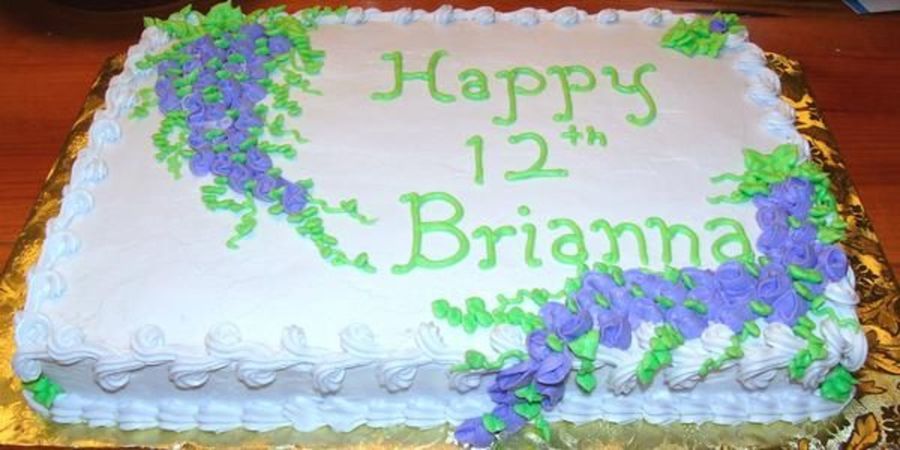 Wisteria Birthday Cake - CakeCentral.com