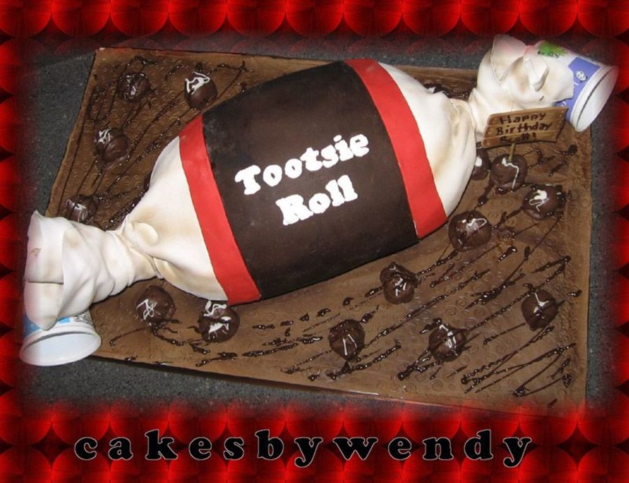 Tootsie Roll Cake - CakeCentral.com