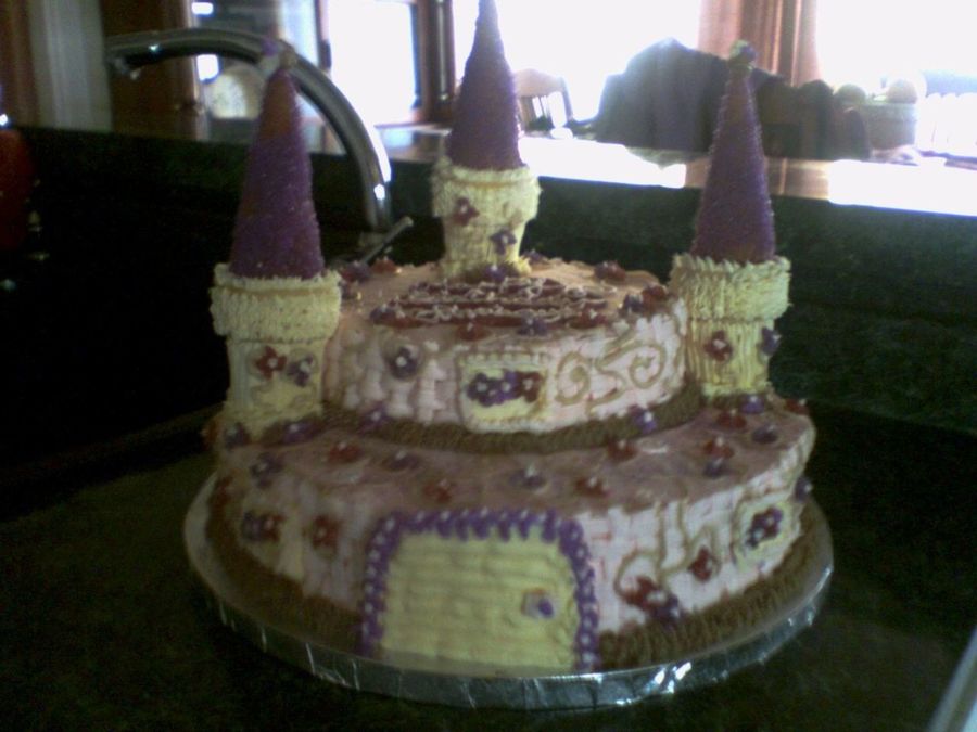 Princess Castle Cake - CakeCentral.com