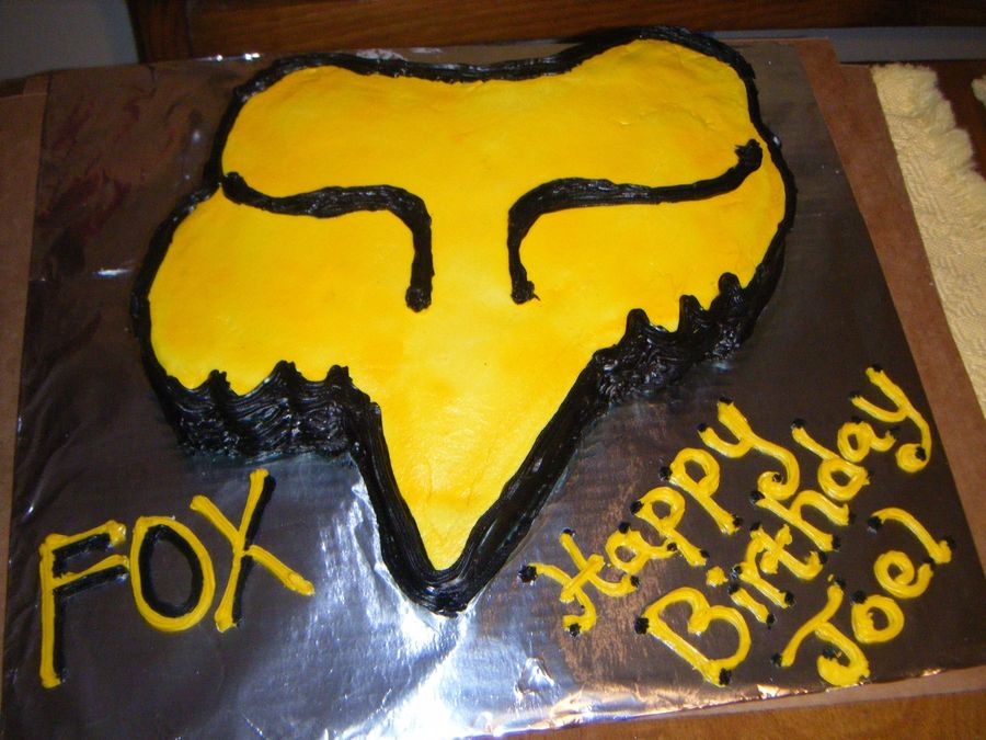 Fox Racing Cake - CakeCentral.com