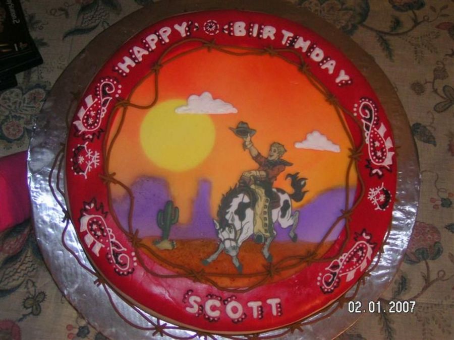 Cowboy Cake - CakeCentral.com
