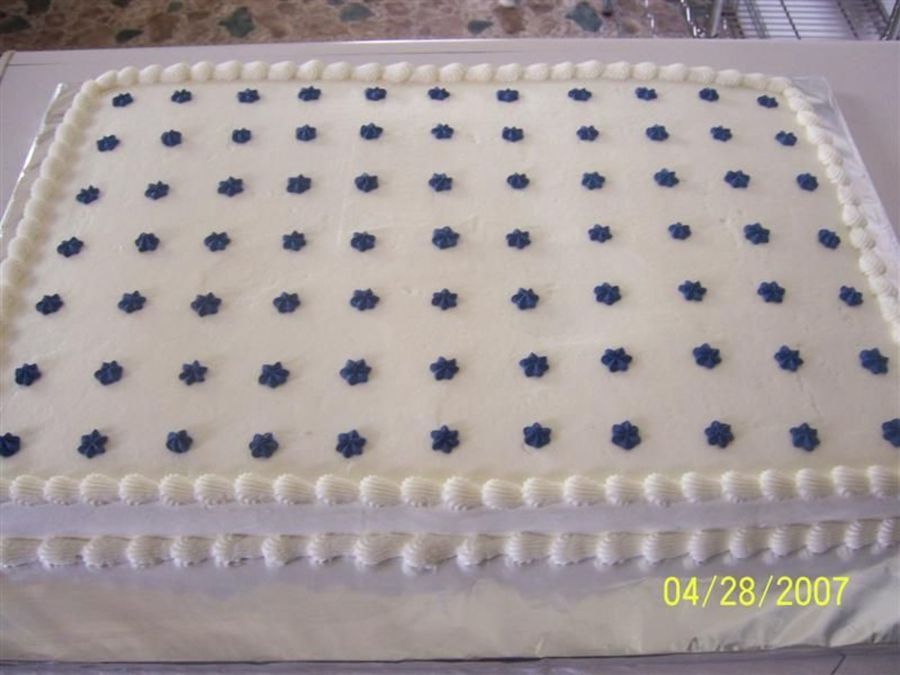 Wedding Sheet Cake - CakeCentral.com