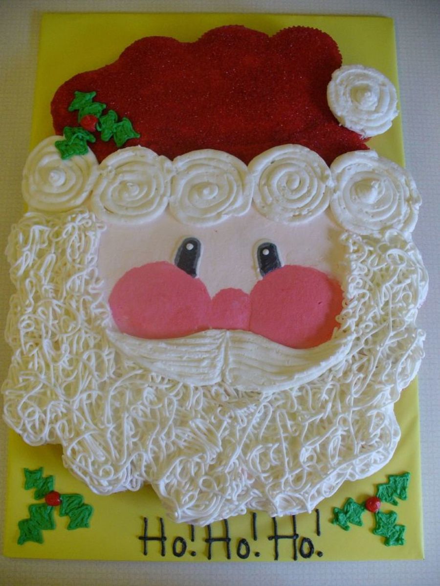 Santa Cupcake Cake - CakeCentral.com