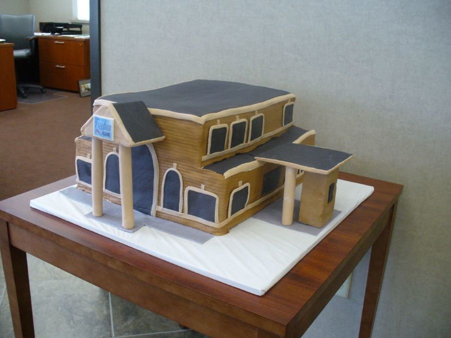 3D Bank Building Cake - CakeCentral.com