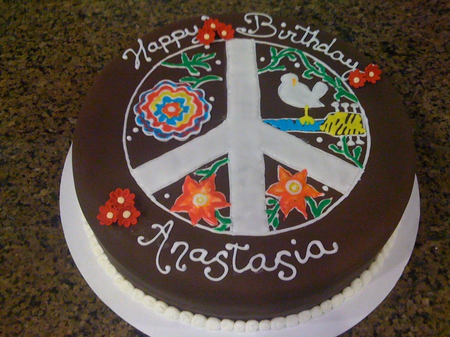 Peace Sign - CakeCentral.com