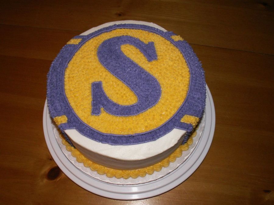 School Logo Cake..... - CakeCentral.com