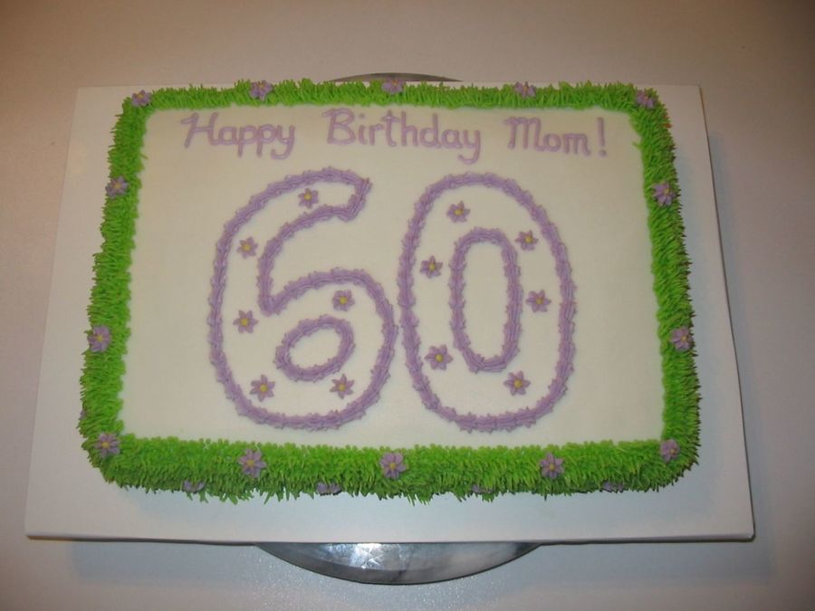 60Th Bd Cake - CakeCentral.com
