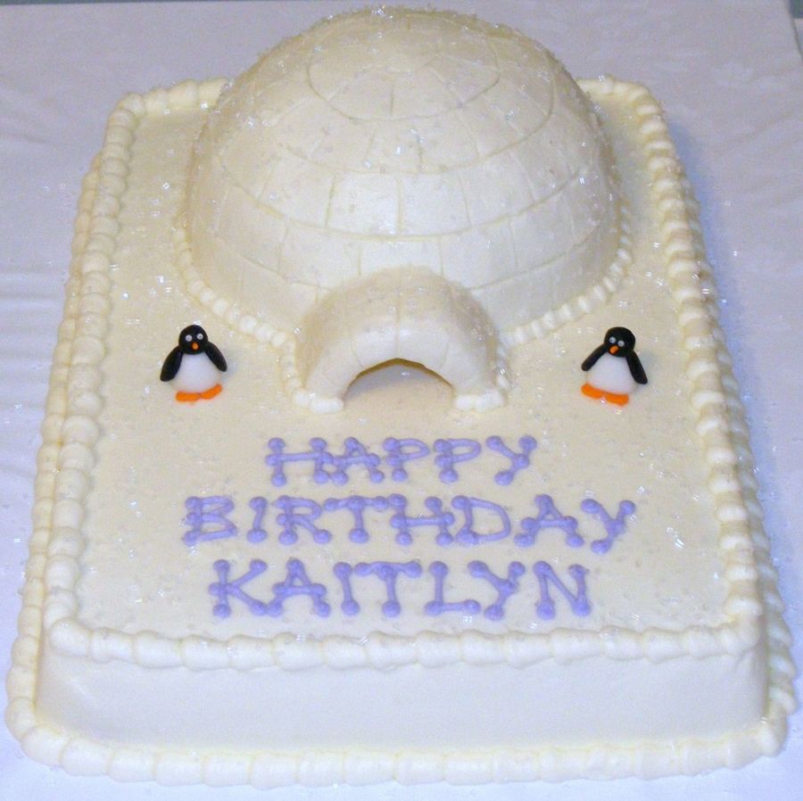 Igloo Cake - CakeCentral.com