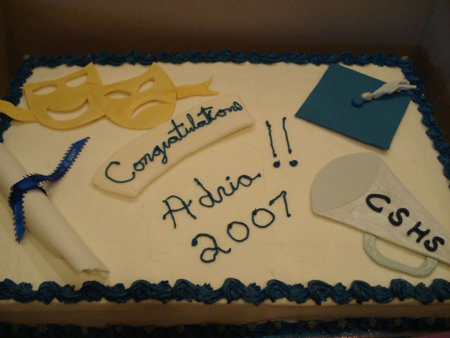 Grad Cake - CakeCentral.com