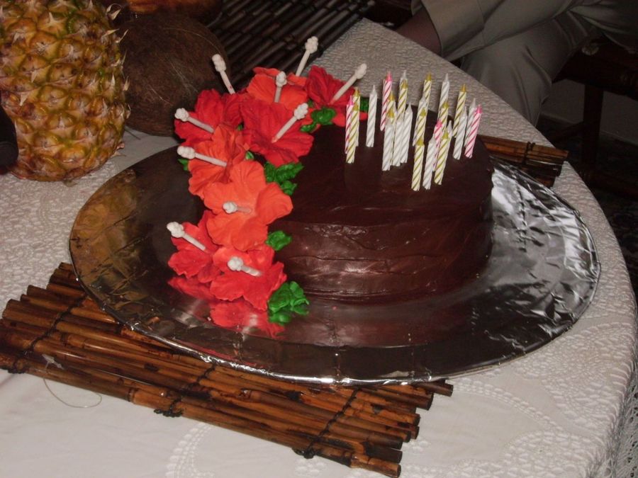 Hibiscus Cake - CakeCentral.com