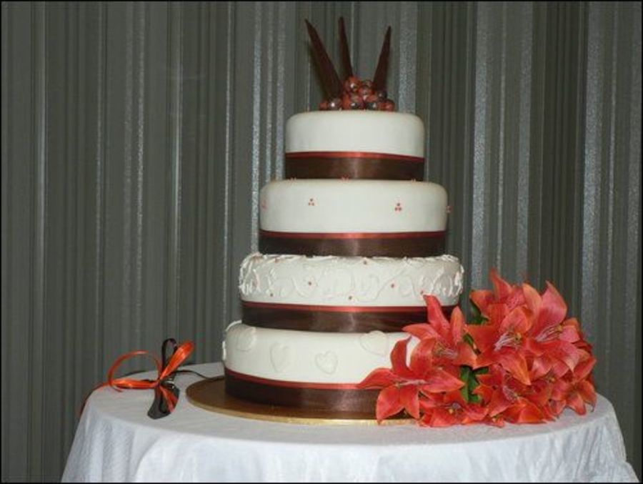 My Second Wedding Cake - CakeCentral.com
