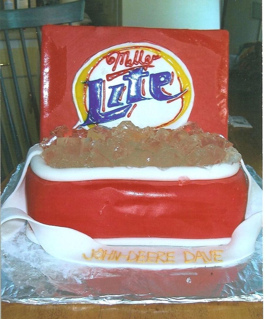 Miller Lite Birthday Cake - CakeCentral.com