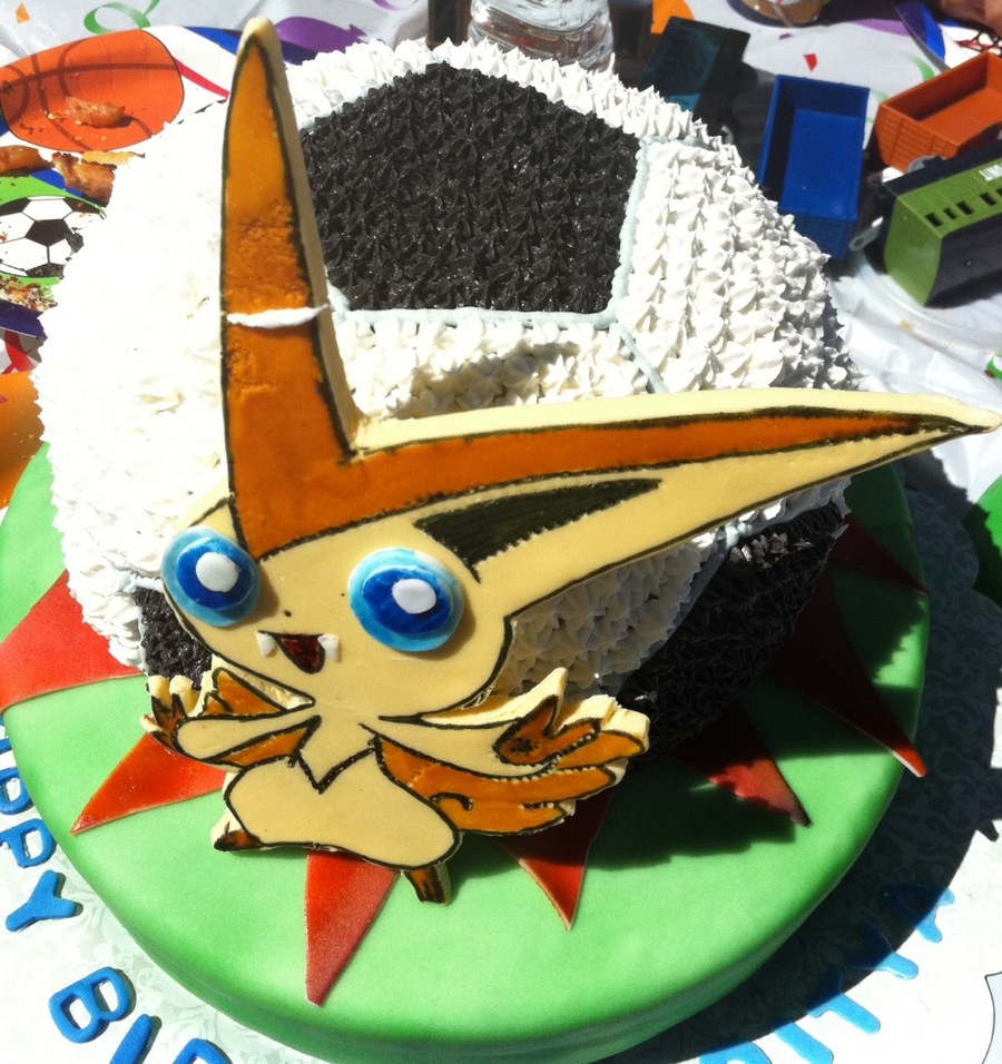 Soccer Ball With Pokemon - CakeCentral.com