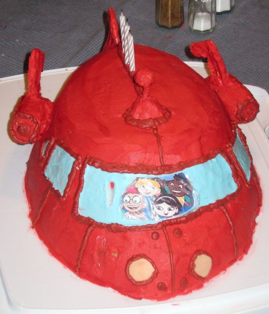 Little Einstein Rocket Cake - CakeCentral.com