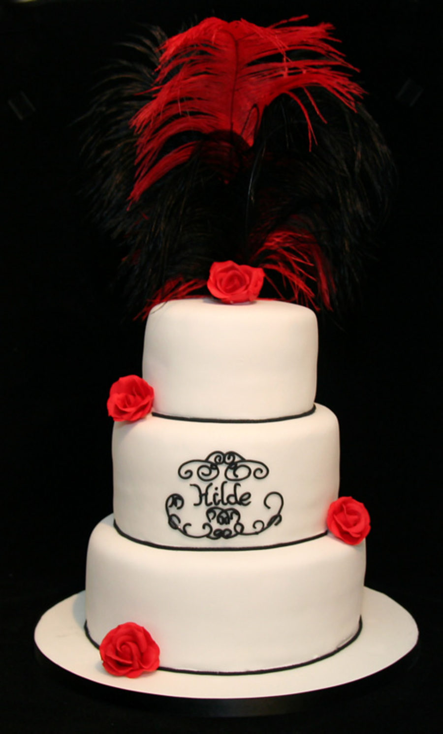 1920's Gangster/flapper Cake - CakeCentral.com