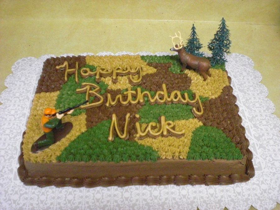 Camo/deer Hunter - CakeCentral.com