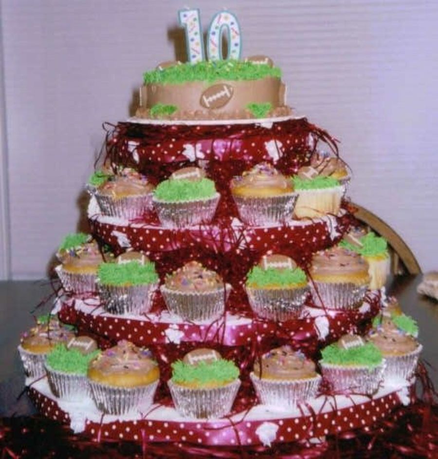 10Th Birthday Cupcake Tree - CakeCentral.com