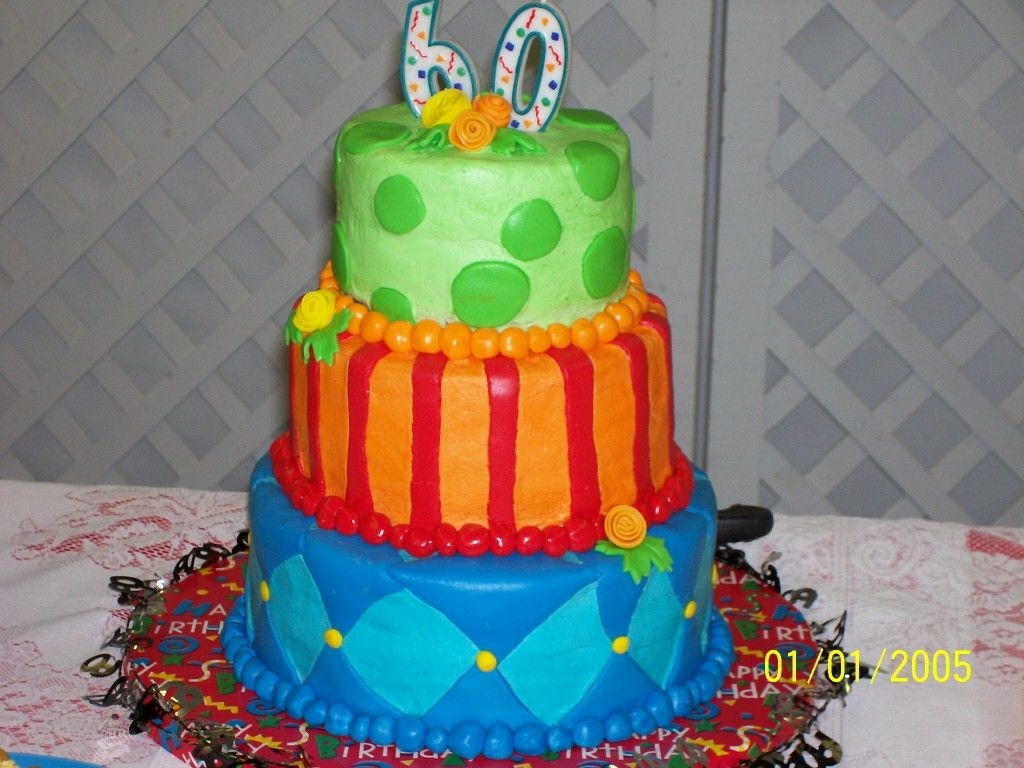 Better Pic Of 60Th B-Day Cake - CakeCentral.com
